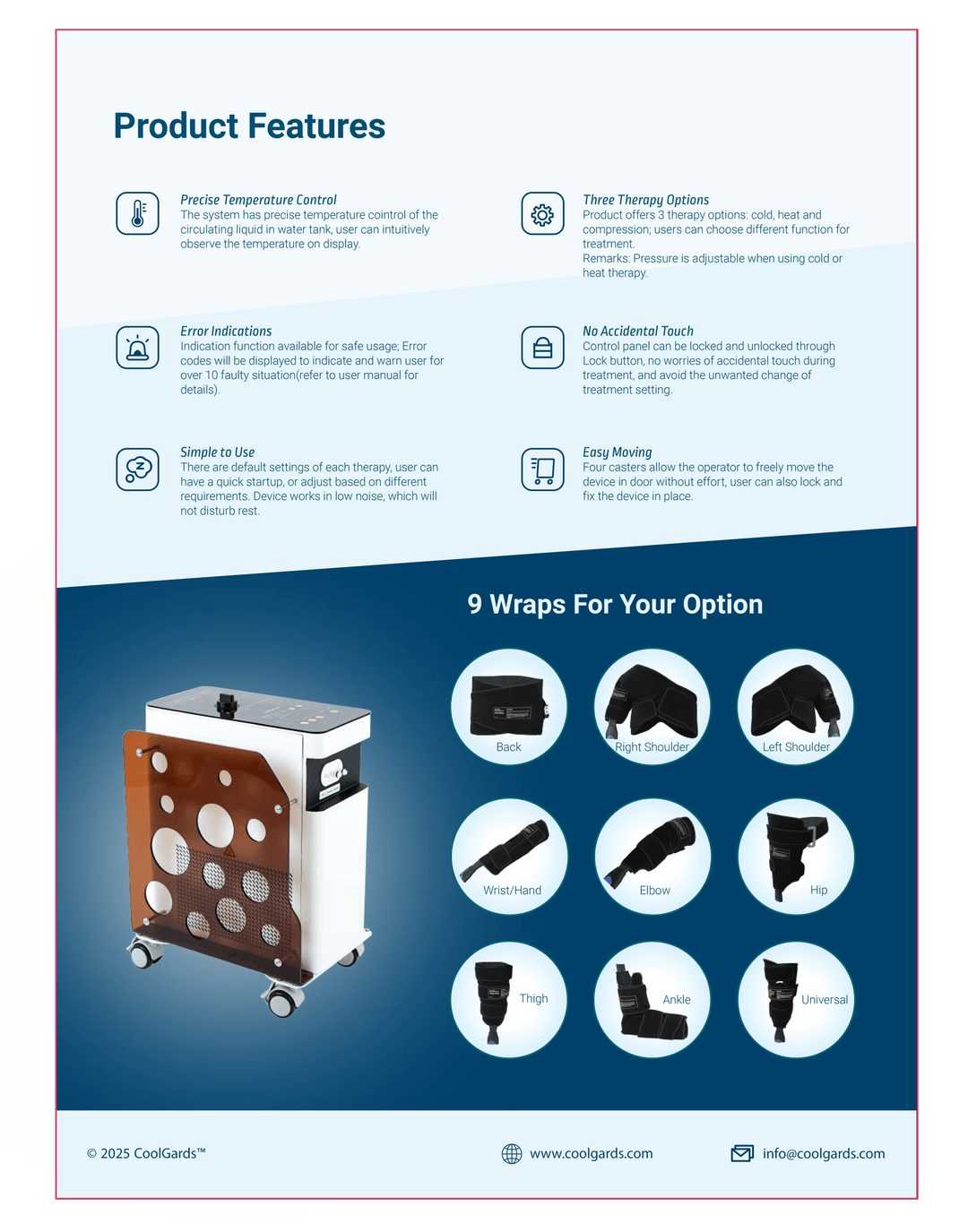 Hot & Cold Compression Therapy System | CoolGards